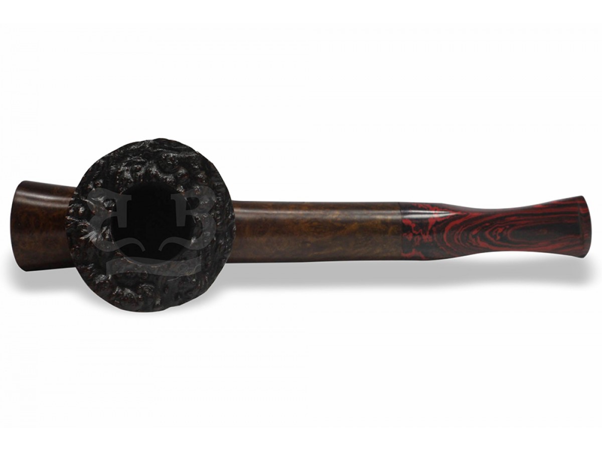 Cachimbo Maestro Briar Churchwarden Piteira Acrílico e Piteira Ebonite ...